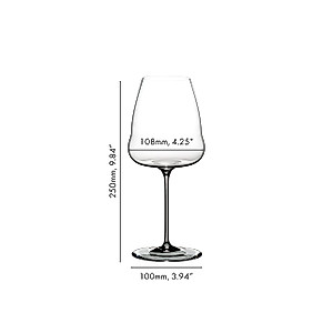 Riedel 1234/28 Winewings Champagne Wine Glass, Single Stem, Clear, 26.17 fluid ounces