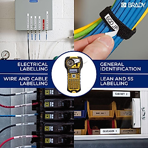Brady M210 Portable Label Printer with Rubber Bumpers, Multi-Line Print, 6 to 40 Point Font (Replaces BMP21-PLUS Printer)