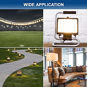 R7S Halogen Bulbs 300W Dimmable 120V 118mm T3 J Type Floodlight Bulb with Long Lifespan, 2700K Warm White Linear Double Ended Light Bulbs for Work, Security, Landscape Lights, Floor Lamps, 5 Pack