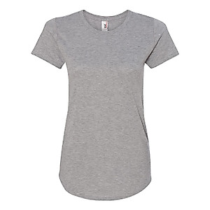 Anvil Women's Tri-Blend Tee, Heather Grey, XX-Large