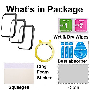 smaate 3D Screen Protector Compatible with TOOBUR IDW16 1.95” and Quican W16B Veryfit Smart Watch (Answer/Make Calls)