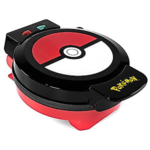 Uncanny Brands Pokemon Waffle Maker - Make Bounty Pokeball Waffles - Kitchen Appliance