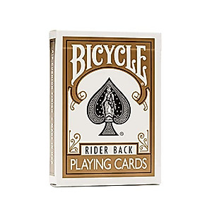 Bicycle Rider Back Gold Deck