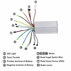 E-Bike 48V 1000W 700c Bike Front Wheel Conversion Kit, Hub Motor with LCD
