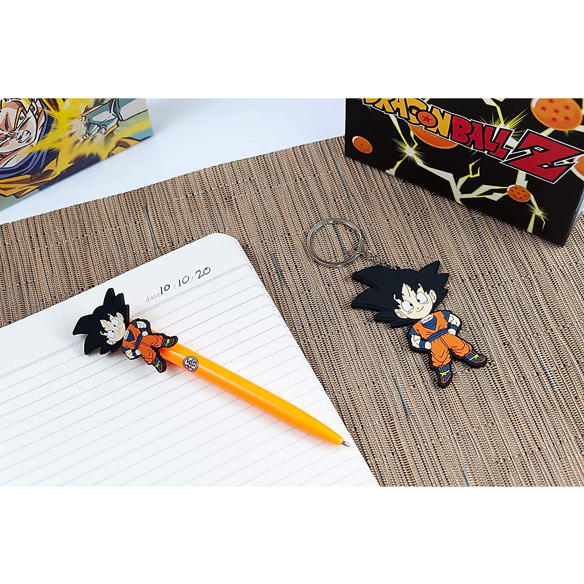 JUST FUNKY Dragon Ball Z Goku Collector Looksee Box Items | Geeky Gift Box | 5 Themed Toy Collectibles