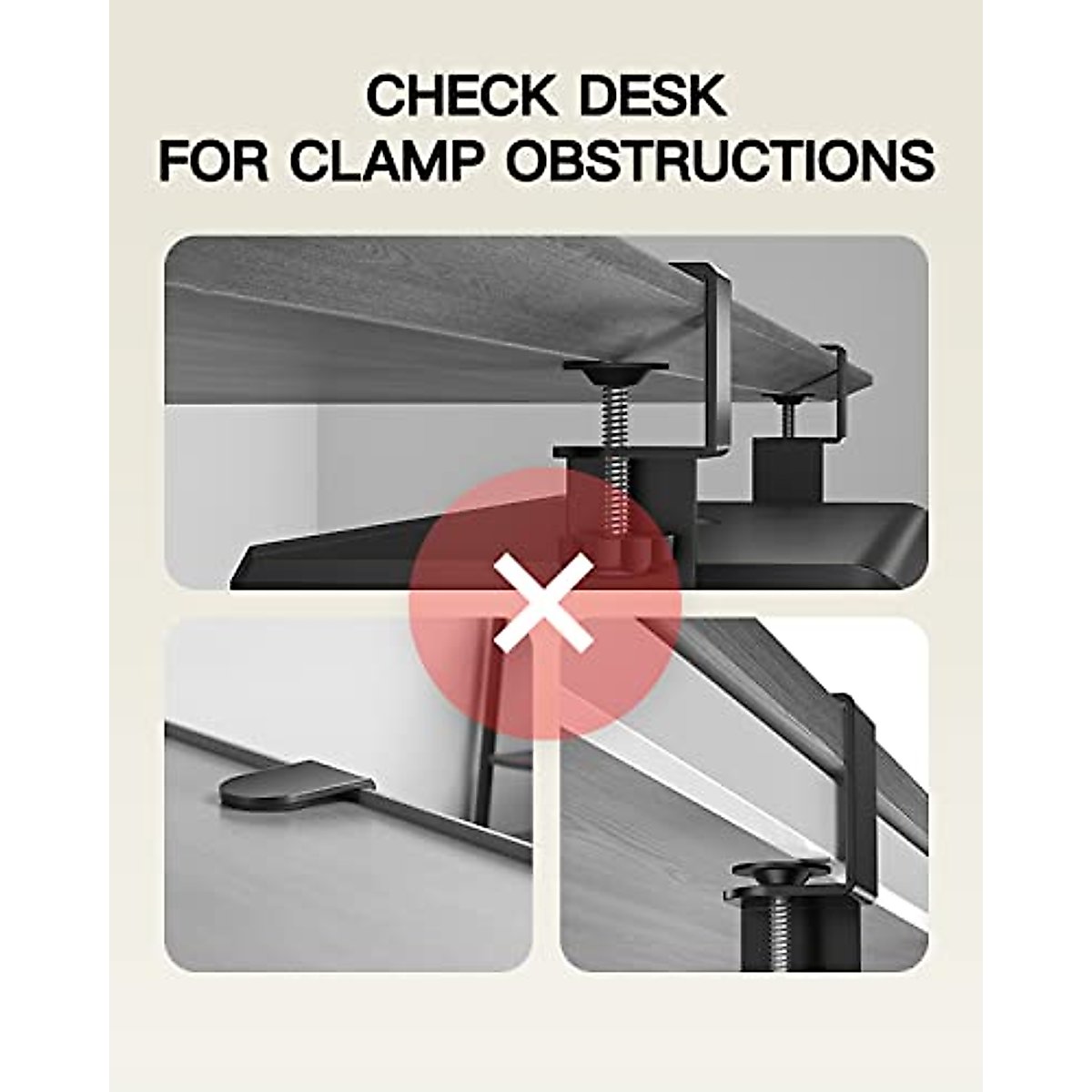 HUANUO Keyboard Tray Under Desk, Ergonomic Corner Keyboard Tray with 45° Adjustable C Clamp for L Shaped Desk, Slide Out Computer Keyboard & Mouse Tray, 27.28" W x 11.85" D, Black