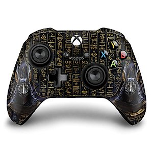 Head Case Designs Officially Licensed Assassin's Creed Hetepi Origins Character Art Vinyl Sticker Gaming Skin Case Cover Compatible With Xbox One S / X Controller