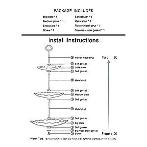 Sumerflos 3 Tier Porcelain Cupcake Stand, Tiered Serving Cake Stand, Square White Embossed Dessert Stand, Weddings Parties Pastry Serving Tray