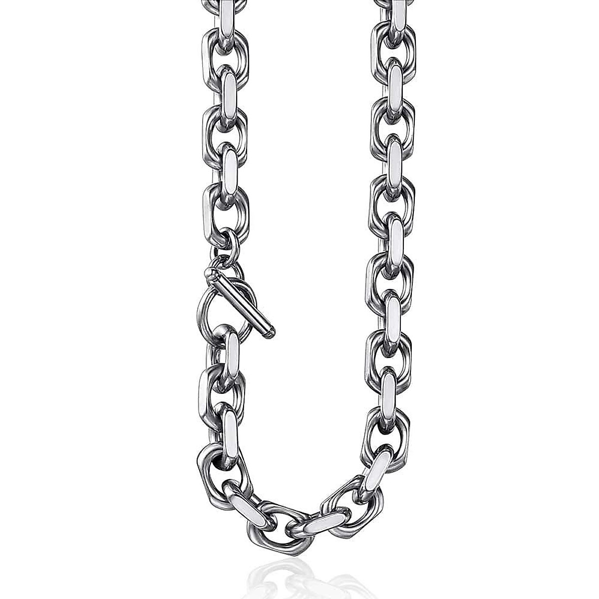 Trendsmax Mens Womens Stainless Steel Necklace Cable Rolo Link Chain 18 inch