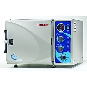 Tuttnauer USA 2340M Manual Autoclave, 9 x 18-inch