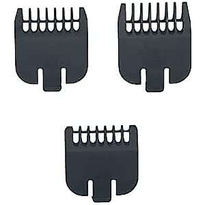 Trimmer Replacement Blade Guard Beard Stubble Guide Comb Set 1/16 1/8 3/16 for Wahl All in One Lithium Ion 59300 (Fits Only One Blade Size for Specific Models)