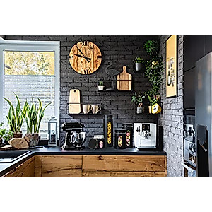 Quality Modern Black Stainless Steel Canister Set for Kitchen Counter with Glass Window & Airtight Lid - Food Storage Containers with Lids Airtight - Pantry Storage and Organization Set