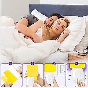 10 Pcs Sticky Refill Kit for Flying Insect Trap Only, Electric Plug-in Fly Insect Trap Refill,Safe Odor-Free Environmentally Friendly Catcher Sticky Refill Kit for Gnats, Moths,Mosquito,ERRS