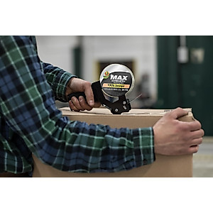 Duck Max Strength Clear Packaging Tape, 6 Rolls, 327.6 Yards, Maximum Strength Heavy Duty Packing Tape for Shipping & Moving, Strong Packing Tape Refills for Boxes, 1.88 In. x 54.6 Yd. (241513)