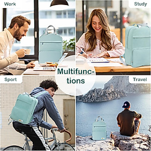 BPKH Carry on Backpack, Travel Hiking Backpack Expandable Airplane Approved Weekender Bag for Men Women, Lightweight Packable Daypack for Flight College Workplace 20L Gym Bag Sports Rucksack