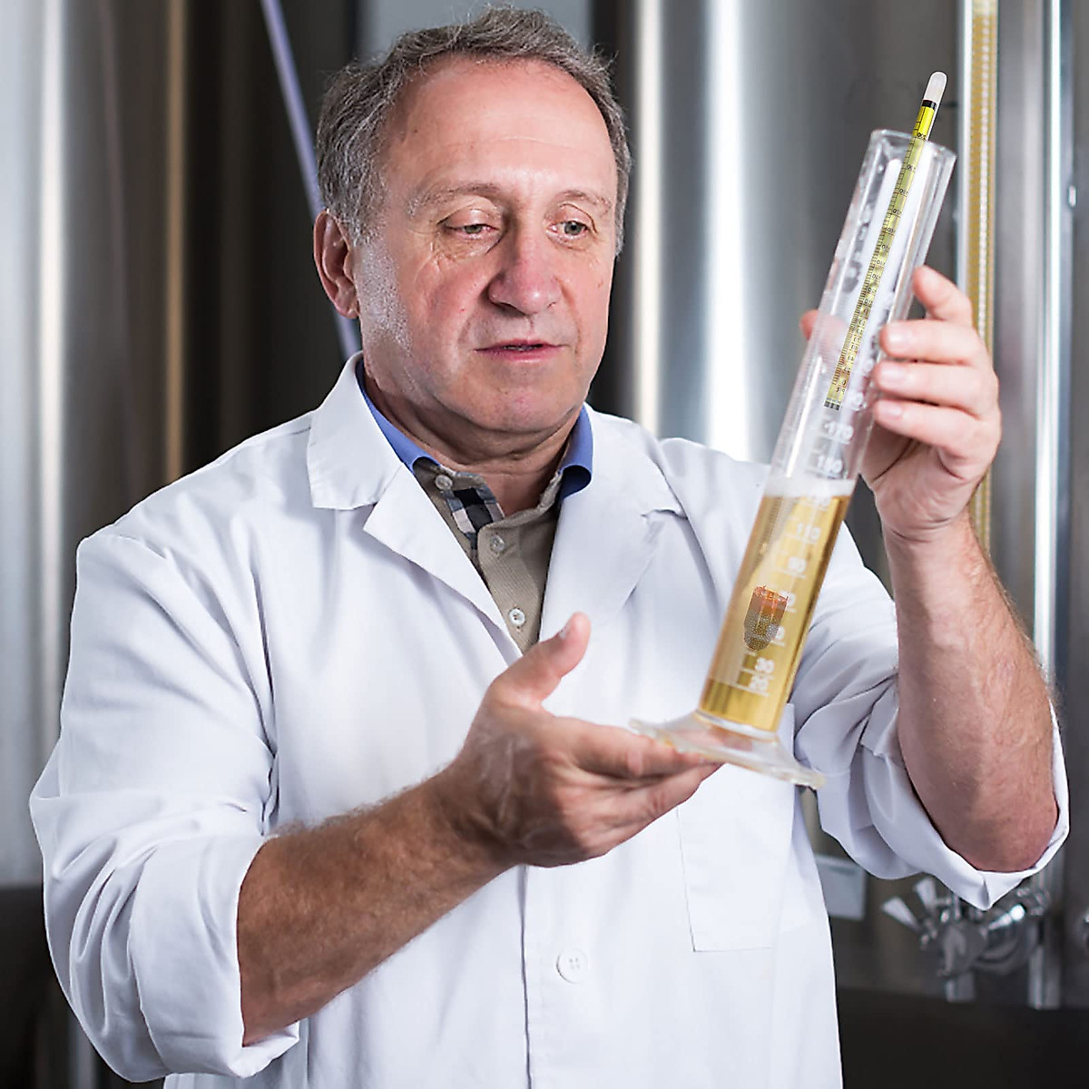 6 Pcs Alcohol Hydrometer 0-200 Proof and Tralle Hydrometer Alcohol Digital Accurate Alcohol Proof Tester for Liquor Wine Brew Beer and Distilling Moonshine Alcoholmeter