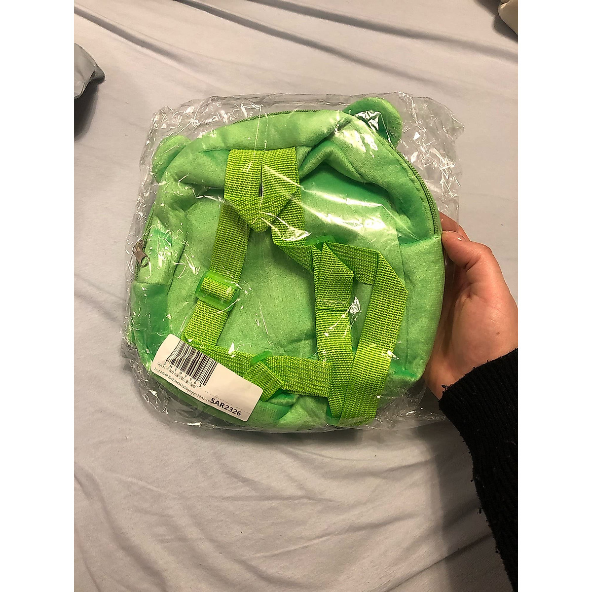 Frog Backpack Mini Frog Backpack Plush Frog Bag Frog Plushie Frog Backpack for Kids (Green)