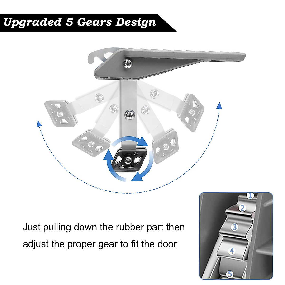 COWVIE Foldable Car Door Step Stand Pedal - Access to Vehicle's Roof Both Feet Wider Stand Pedal for Most SUV Truck Jeep, Max Load 400 Lbs