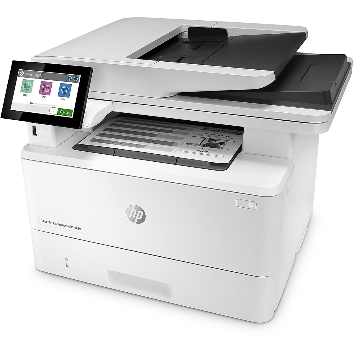 HP LaserJet Enterprise MFP M430f Monochrome All-in-One Printer with built-in Ethernet & 2-sided printing (3PZ55A)