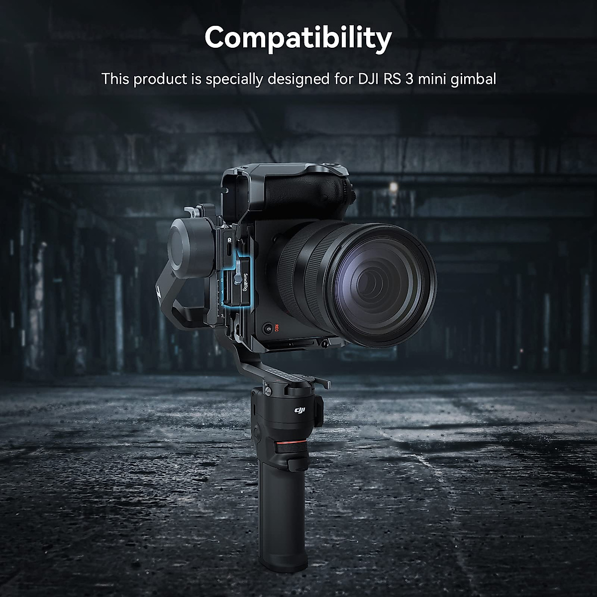 SmallRig RS 3 Mini Quick Release Clamp for DJI RS 3 Mini, for Arca-Swiss Mount Clamp - 4195