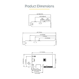 StarTech.com 1-Port USB 3.2 Gen 2x2 PCIe Card, USB-C 20Gbps PCI Express 3.0 x4 Adapter, Data Only, Windows/macOS/Linux, TAA