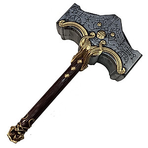 damdos Halloween Props Cosplay Hammers for God Hammer, Blades of Athena Levia-than Kratoins Hammer Weapon LAPP Birthday Gifts(Hammer)