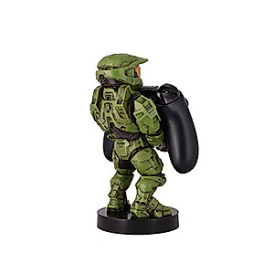 Exquisite Gaming: Halo: Master Chief - Mobile Phone & Gaming Controller Holder, Device Stand, Cable Guys, Xbox Licensed Figure