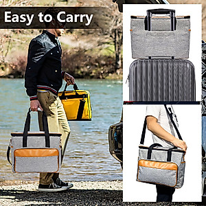 FPVtosky Carrying Case for PS5/ PS5 Slim, Large Travel Bag for Playstation 5, Protective Storage Carry Case Compatible with Playstation 5 Console Accessories