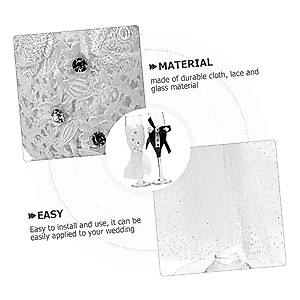 Abaodam 2pcs Flute Delicate Wine Cup Wedding Cup Whisky Cup Wine Accessory Party Beer Cup Drinking Goblet Night Party Cup Drinking Cup Household Wine Cup Bride Decorations Glass