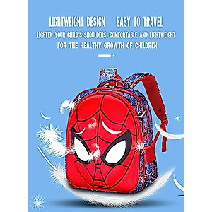 UHOPEMI Waterproof 3D Comic School Backpack for Elementary Students - Lightweight Kids Bookbag Perfect for Boys and Girls