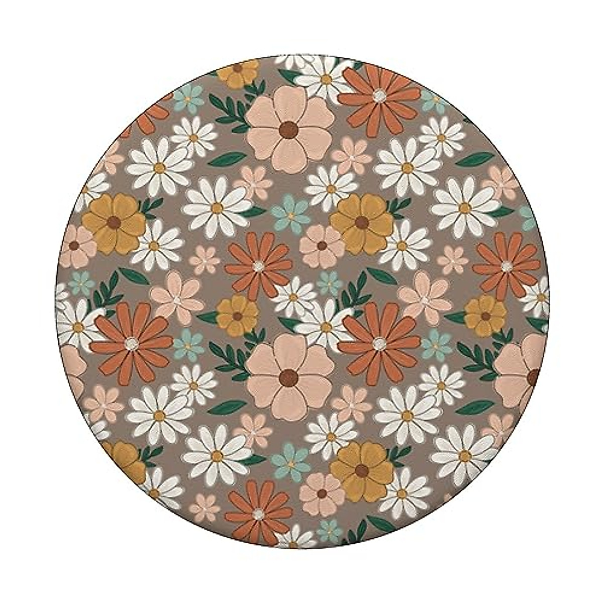 Minimal Summer Flowers Boho Floral Bloom Cute Aesthetic PopSockets Standard PopGrip