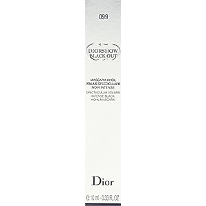Christian Dior Black Out Mascara, 099 Kohl Black, 0.33 Ounce