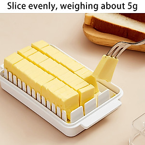 Butter Dish with Lid for Countertop, Rectangular Butter Container, Storage Box, Butter Keeper, Kitchen Gadgets Accessories Tool Kitchen Utensils Set Cute Stuff Gifts for Men Women
