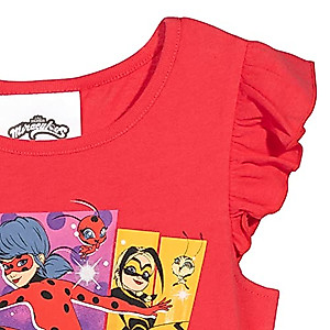 Miraculous Ladybug Rena Rouge Big Girls Tulle Dress Red 10-12