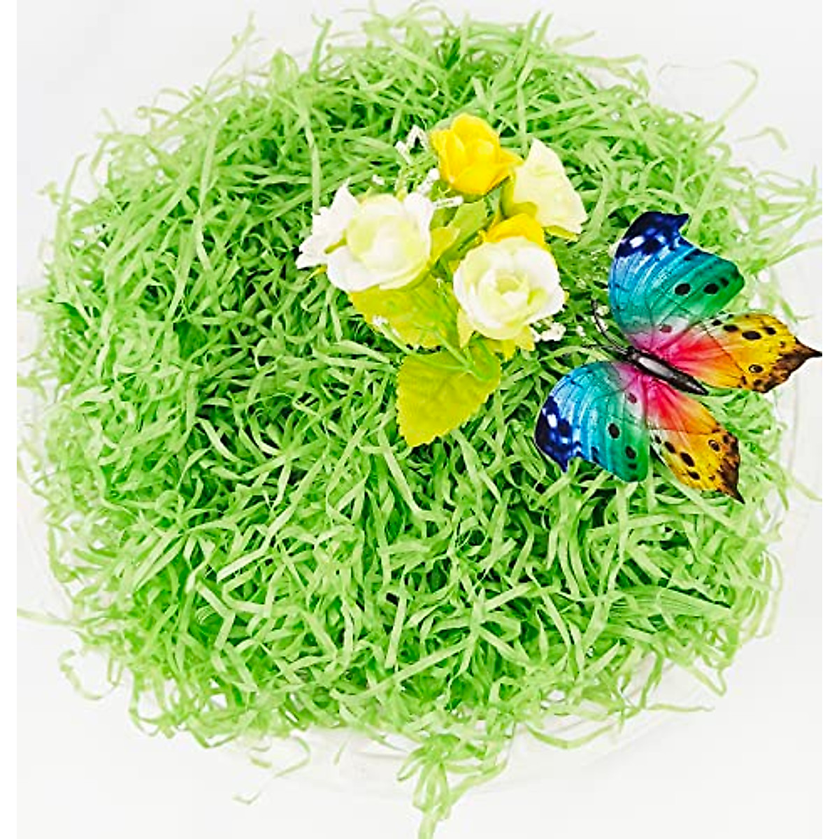Wittocs Easter Grass Recyclable Shred Paper Super Large Pack Easter Gift Basket Filler Easter Party Decoration Wrapping Basket Filling