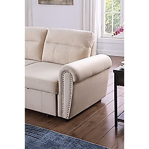 Lilola Home Ashton Sectional, Beige