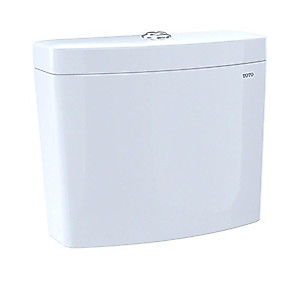 TOTO ST446EMA#01 AQUIA IV DUAL FLUSH TANK W/A. FLUSH COMPATIBLE - COTTON