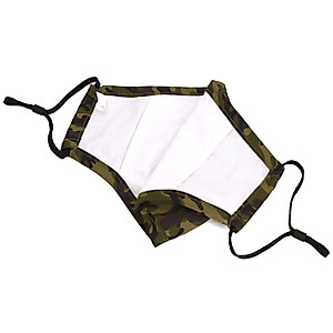 Travelers Club 2 Face Mask Plus 4 Air Filters, Camo, 6 Piece Set