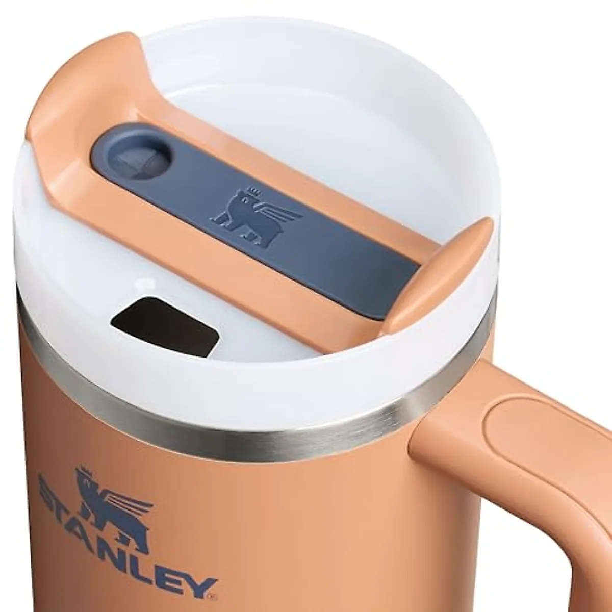 Stanley Quencher H2.0 Tumbler with Handle and Straw 30 oz | Flowstate 3-Position Lid | Cup Holder Compatible for Travel | Insulated Stainless Steel Cup | BPA-Free |Toast