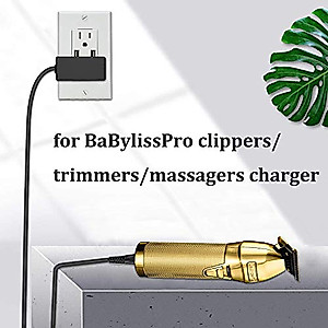 VHBW for BaByliss Charger Fit for BaByliss PRO FX870, FX788, FX787, FXSSM, FX820, FX726, FX825 LoPROFX Clipper Trimmers Charger Cord 6ft
