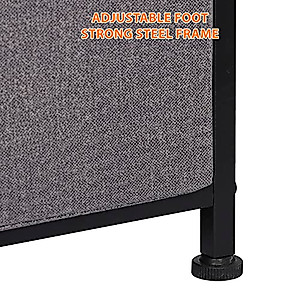 ZenStyle Fabric Dresser with 5 Drawers, Dresser Storage Tower, Storage Cabinet Organizer Unit for Bedroom, Living Room, Closet, Entryway, Hallway, Nursery Room, Grey