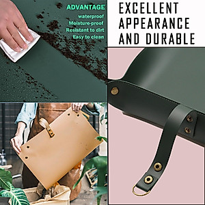 BIUWING Leather Plant Repotting Mat,Thickened Waterproof Transplanting Mat,Indoor Succulent Potting Mat for Transplant and Mess Control