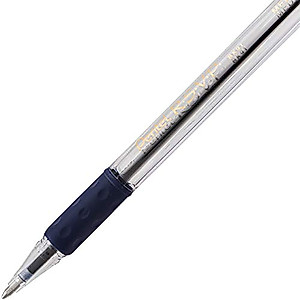 Pentel® R.S.V.P.® Ballpoint Pens, Medium Point, 1.0 mm, Clear Barrel, Blue Ink, Pack Of 12