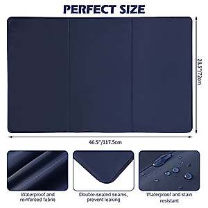 Aineeba Chill Cooling Pad Mat for Bed(Dark Blue)