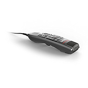 Philips SpeechMike Premium Touch USB Dictation Microphone for Crystal Clear Recording and Best Voice Recognition, Barcode Scanner, Sensory Control Panel and Press Buttons, Charcoal Grey SMP3800