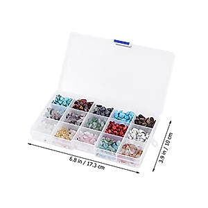 Volleyball Keychains Set Necklace Beads Natural Gemstone Beads DIY Kits Lucky Beads Charm Jewelry Making Findings Natural Beads Kit DIY Beads Hallow Bead Decor Suite Beadwork