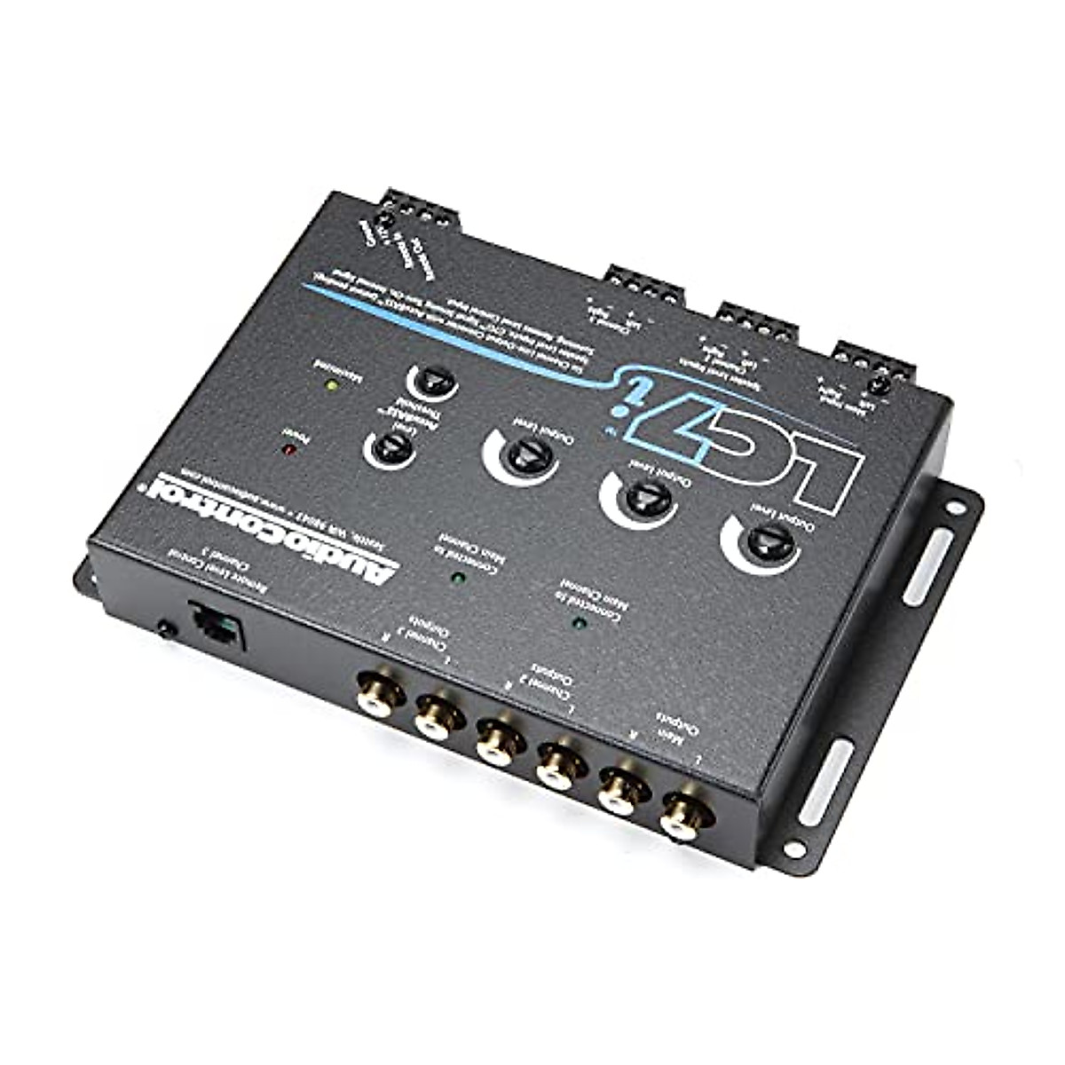 AudioControl LC7i Black 6-Channel Line Output Converter with Bass Restoration with ACR1 Remote for Audio Control Processors