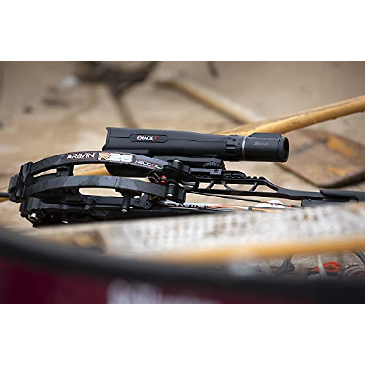 Burris Optics Oracle X Rangefinder Crossbow Scope, Built in Range Finder Measures Exact Distance, Calculates Perfect Aim/Drop Point, Adaptable Right or Left Handed Mount,Matte Black,One Size