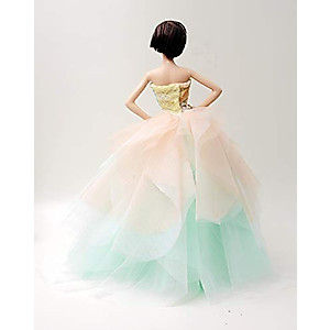 Cora Gu [Handmade Dress Fit for 12" Doll] Handmade Melon Gown/ Wedding Dress Fit for 12" Fashion Doll(Dolls' not Included)