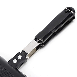 Double Sided Grill Pan Frying Pan Grilled Cheese Maker Sandwich Panini Maker Fry Pan Non-Stick Double Grill Pan Aluminum Frying Pan For Breakfast Toast Panini Waffle Barbecue Home Outdoor